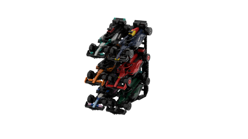 LEGO MOC Lego f1 stand by Tom designs | Rebrickable - Build with LEGO