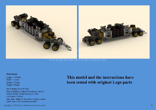 LEGO MOC Industrial Hoist System with Carrier Trailer by legolaus ...