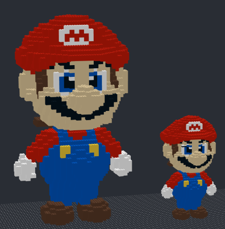 LEGO MOC-173573 Super Mario Large minifigure 75cm high (Mega Mario) by ...