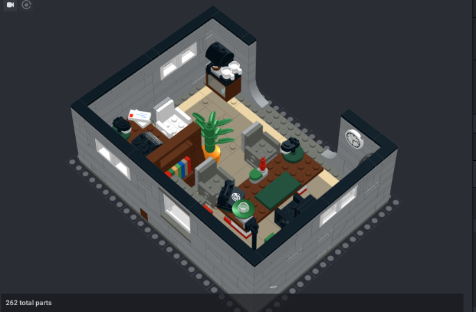 LEGO MOC Car Saleman's Office by Chakotay | Rebrickable - Build with LEGO