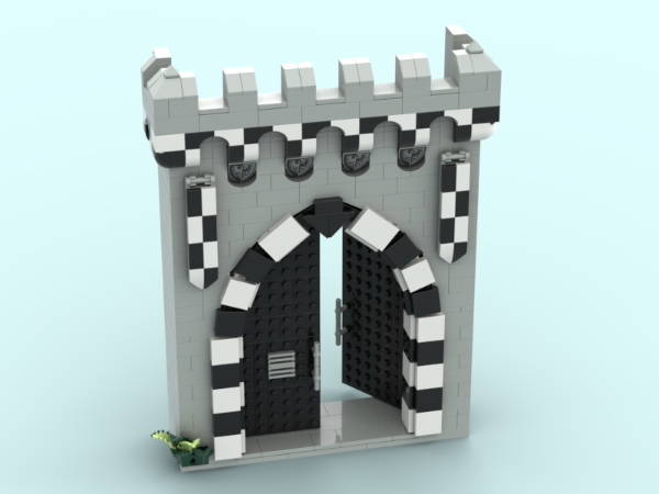 LEGO MOC Monumental Medieval Town Gate by Castle_Builder | Rebrickable ...