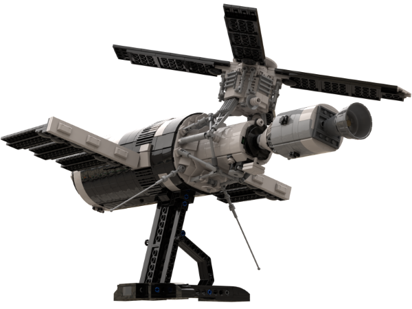 LEGO MOC 1:75 Scale Skylab Orbital Workshop "As Designed" Version by ...