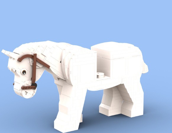 LEGO MOC-145991 Horse 6:1 by SylvainLS | Rebrickable - Build with LEGO