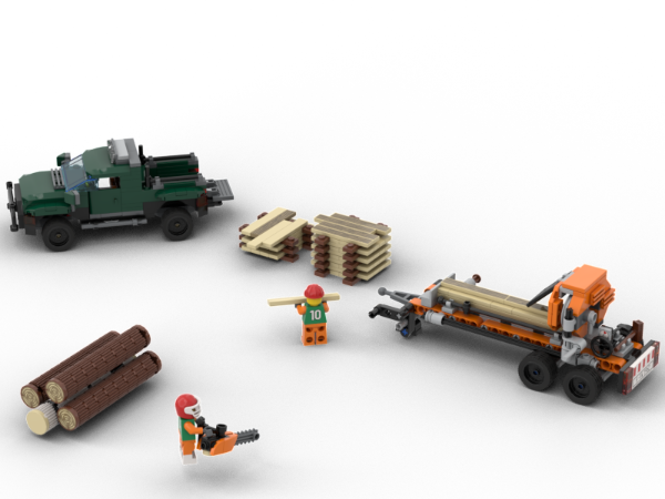 LEGO MOC Woodmizer sawmill - Mobile band saw by The_Forester ...