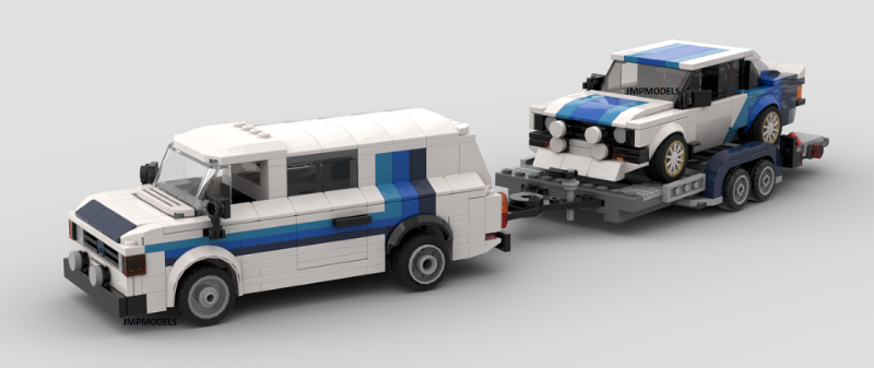 LEGO MOC-163392 Ford Transit MKII Rally Service (Group 4) by JMPmodels ...