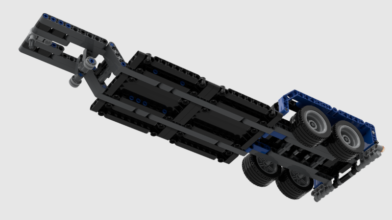 LEGO MOC 8052 C Model / Flatbed Trailer by P3rlE | Rebrickable - Build ...