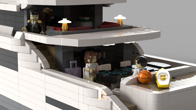 LEGO MOC Superyacht "LILLY" by AllirvinExperts | Rebrickable - Build ...