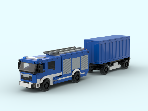 LEGO MOC THW GKW MAN Truck by BK Brick Design | Rebrickable - Build ...