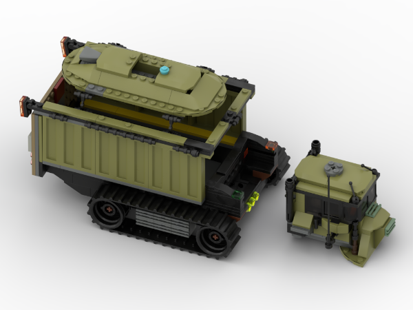 LEGO MOC Tracked heavy transporter carrier by fuz | Rebrickable - Build ...