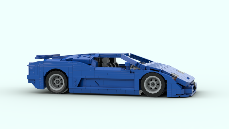 LEGO MOC Bugatti EB110 by Giganbrick | Rebrickable - Build with LEGO