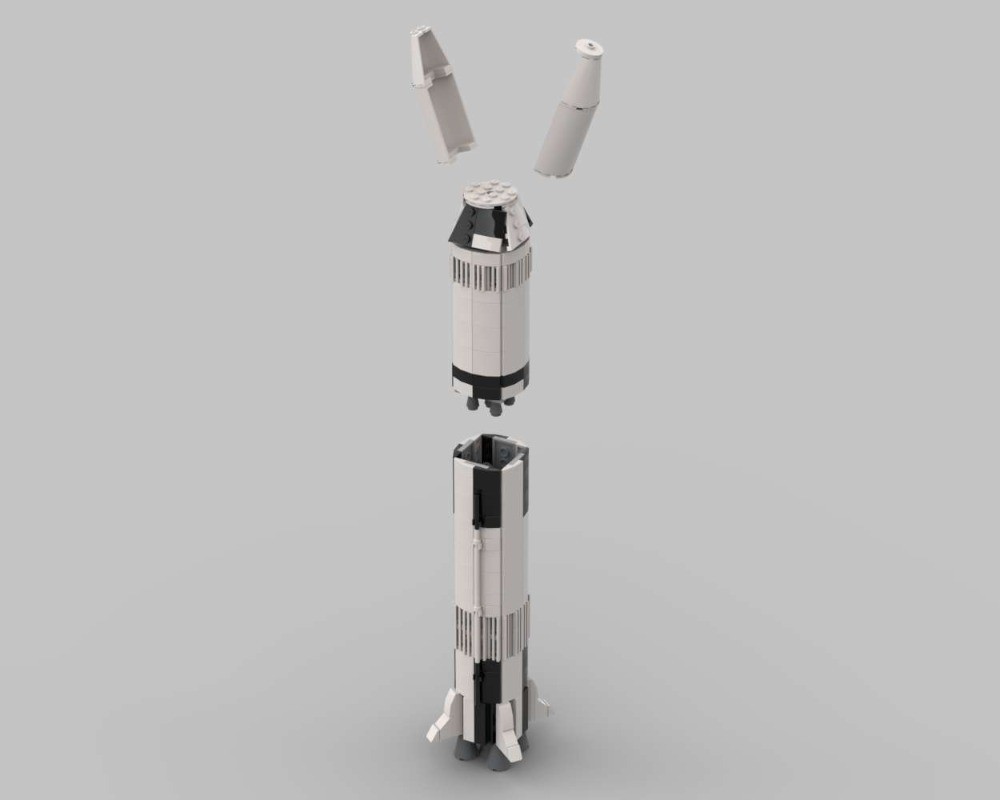 LEGO MOC Saturn INT-21 (1:220) by TheBlackShark_77 | Rebrickable ...