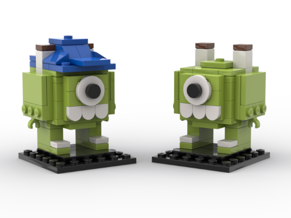 LEGO MOC Mike Wazowski BrickHead by Tobiasz250 | Rebrickable - Build ...