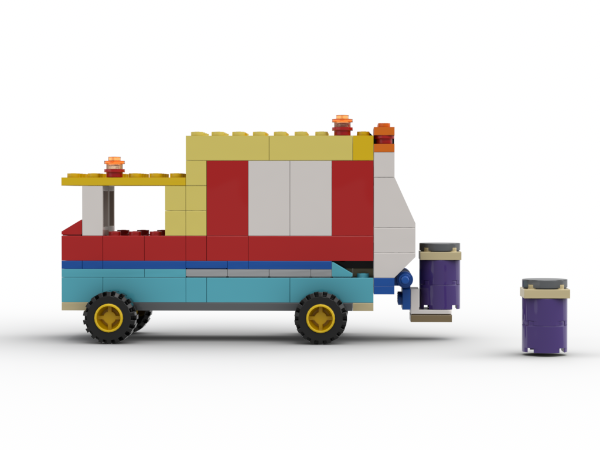 LEGO MOC 10698 - Garbage truck by ChiLegGodt | Rebrickable - Build with ...