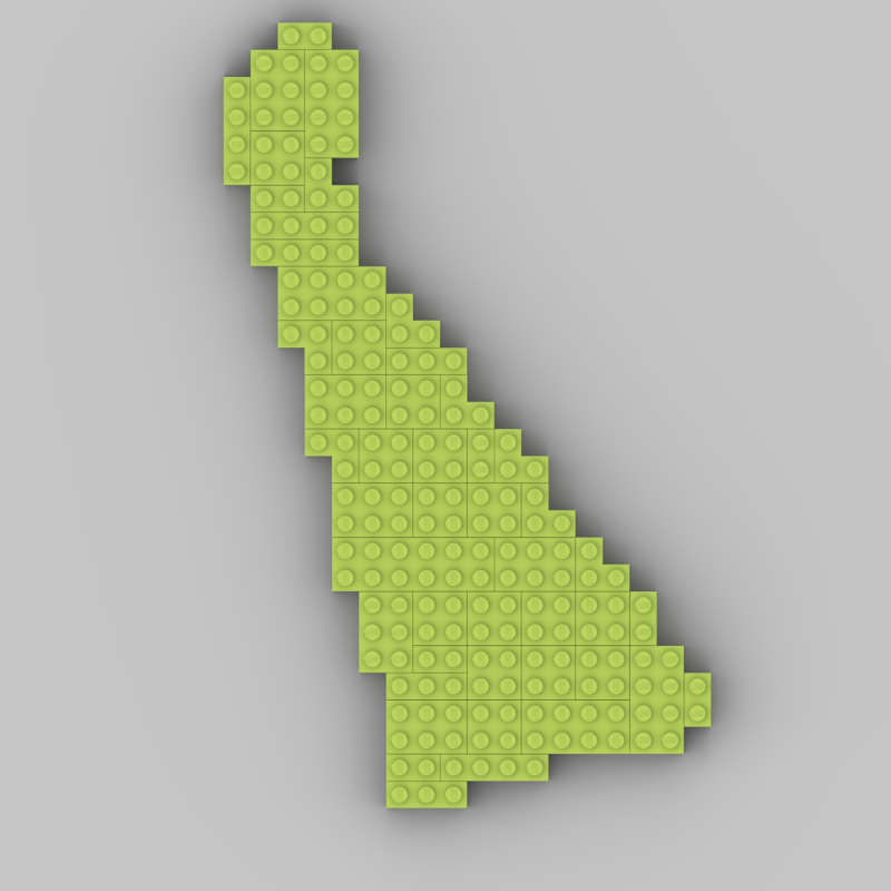 LEGO MOC-179331 Giant Contiguous United States Map by hawkfan08 ...