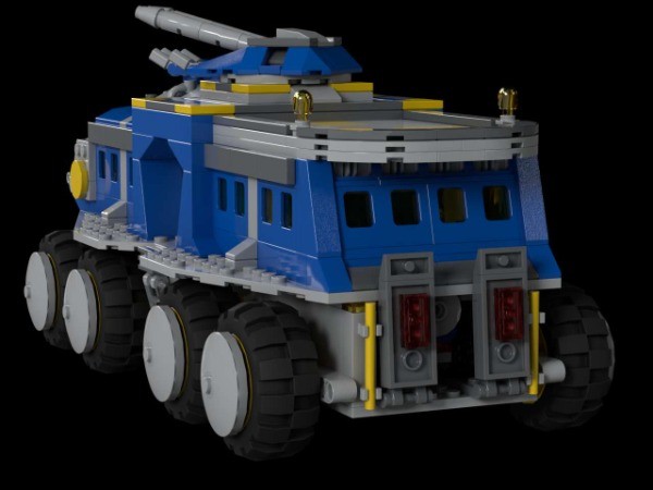 LEGO MOC Lunar Transport Vehicle by Cameron4818 | Rebrickable - Build ...