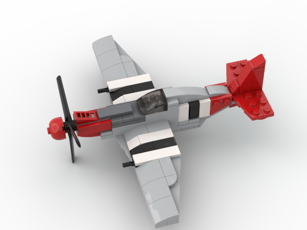 LEGO MOC P-51D mustang 1/66 by Darkbird | Rebrickable - Build with LEGO
