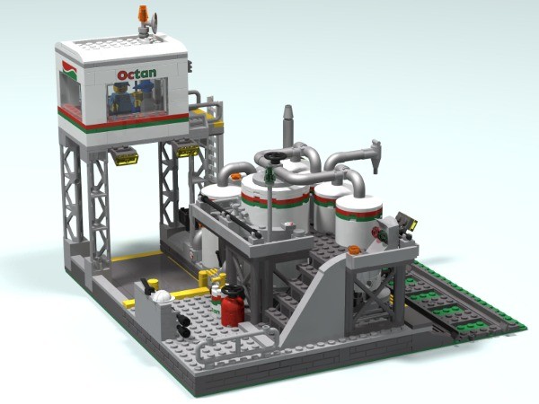 LEGO MOC Octan Transfer Station by HaulingBricks | Rebrickable - Build ...