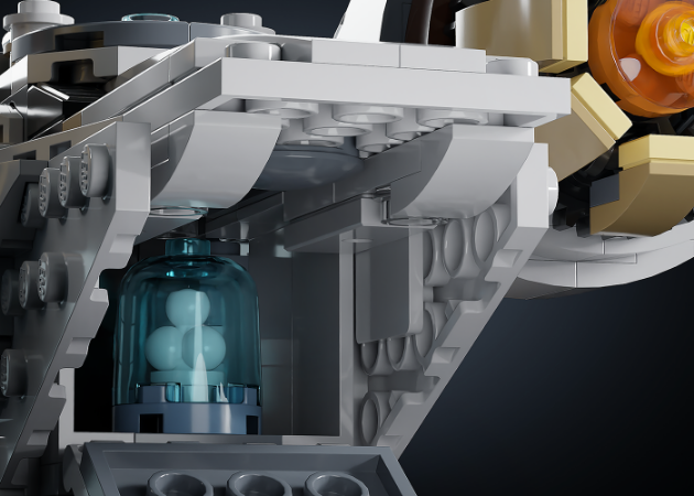 LEGO MOC Chibi Razor Crest by Darth_Kotiy | Rebrickable - Build with LEGO