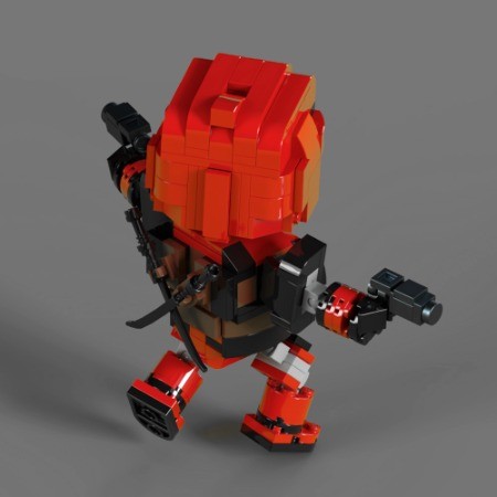 LEGO MOC DEADPOOL by choi_dambaek | Rebrickable - Build with LEGO