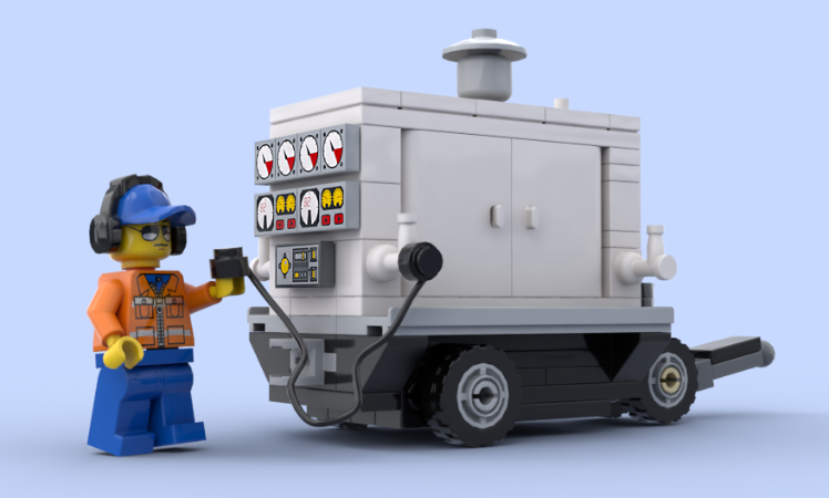 LEGO MOC Power Cart by mshenn | Rebrickable - Build with LEGO