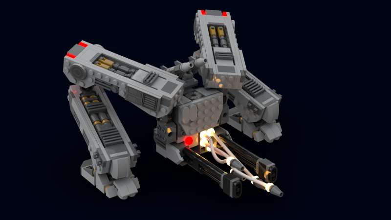 LEGO MOC X-2 Type Attack Robot by No_Mans_Land | Rebrickable - Build ...