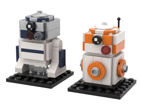 LEGO MOC BB-8 Brickheadz by OrchardBuilds | Rebrickable - Build with LEGO