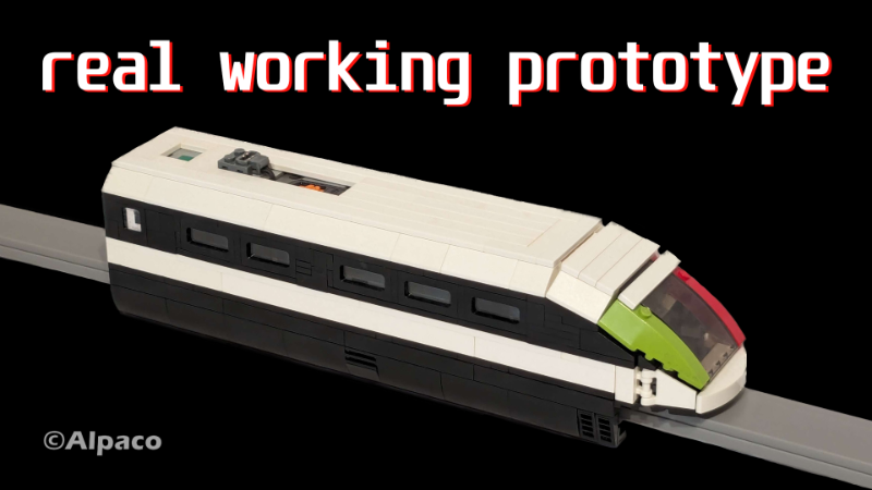 LEGO MOC Transrapid 08 by Alpaco | Rebrickable - Build with LEGO
