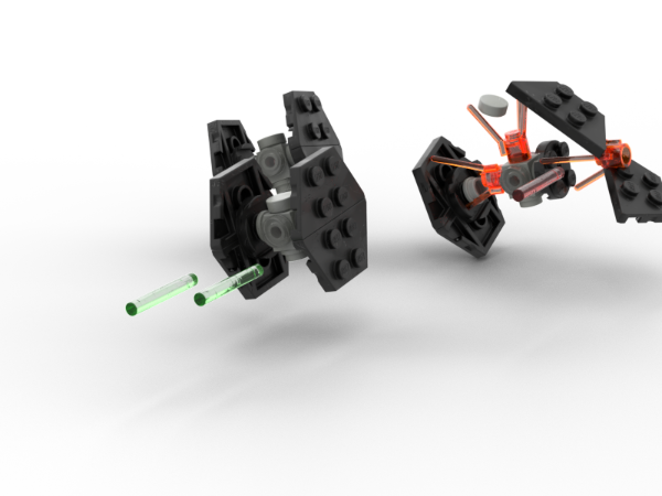 LEGO MOC Micro Tie fighter by 501st productions | Rebrickable - Build ...