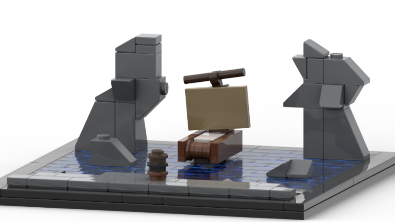 LEGO MOC HTTYD - Stoick funeral diorama by RomAuLait | Rebrickable ...