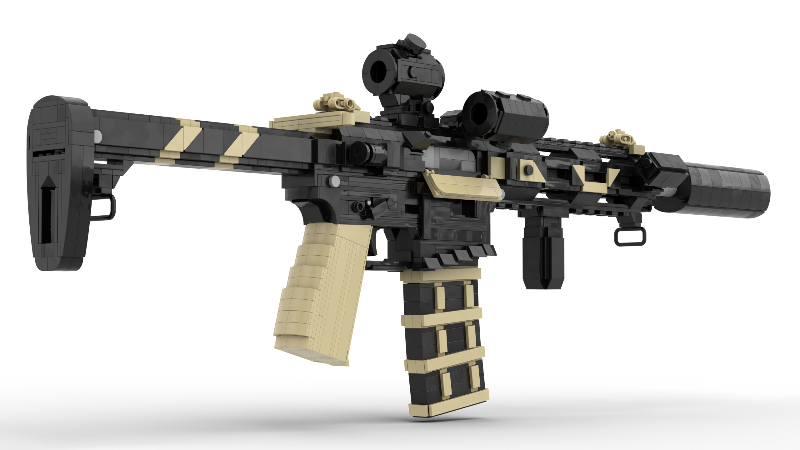 LEGO MOC-197007 Attachments for AR-15 by OzarOwl | Rebrickable - Build ...