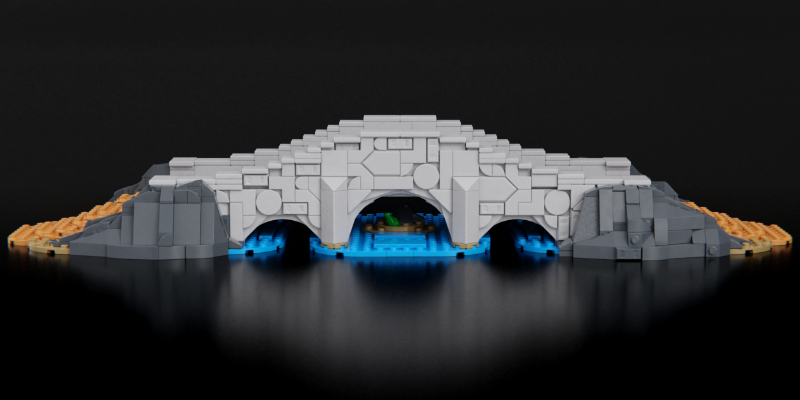 LEGO MOC Medieval Stone Bridge by Leewan | Rebrickable - Build with LEGO