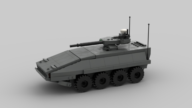 LEGO MOC Futuristic APC Combat Version by Futurism_Lego | Rebrickable ...