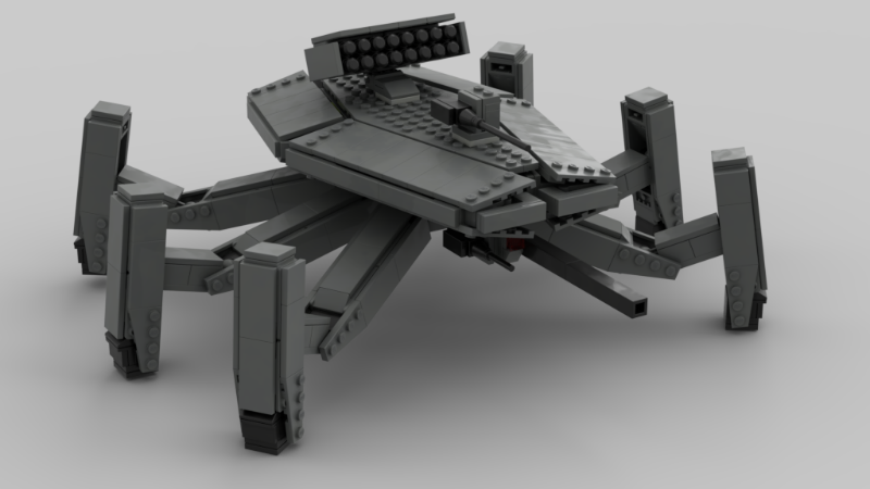 LEGO MOC Futuristic Spider Tank by Futurism_Lego | Rebrickable - Build ...