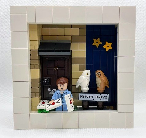 LEGO MOC Outside Privet Drive - Framed by thestudsnstuff | Rebrickable ...