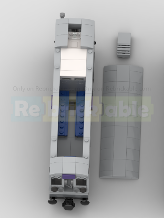 LEGO MOC-172322 CTA 5000 Series 2-Carriage Chicago L Train - Motorised ...