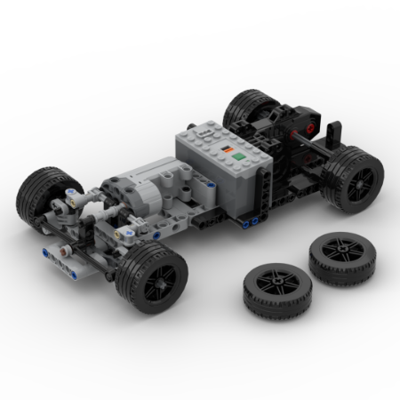LEGO MOC-195754 chassis rc drift by lego_xtremcar | Rebrickable - Build ...
