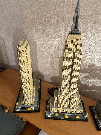 LEGO MOC 30 Rockefeller Plaza 1:800 Scale (GE/RCA/Comcast Building) by ...