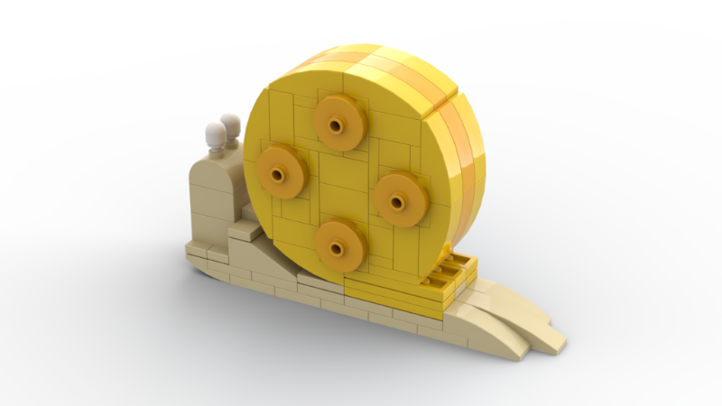 LEGO MOC Snail by OwlClicker | Rebrickable - Build with LEGO
