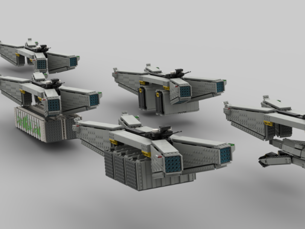 LEGO MOC Futuristic Military Dropship by Futurism_Lego | Rebrickable ...