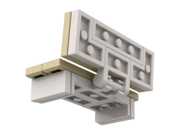 LEGO MOC Bench - Minifig Scaled by RYO Furniture Designs | Rebrickable ...