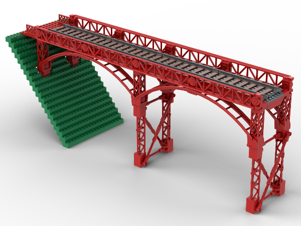 LEGO MOC Railway Viaduct by Dongeraldo | Rebrickable - Build with LEGO