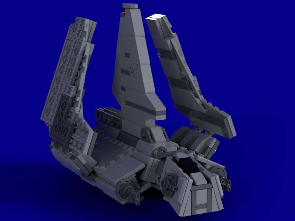 LEGO MOC Nu/Rho-Class Shuttle (IMP) by Orgalorgbricks | Rebrickable ...