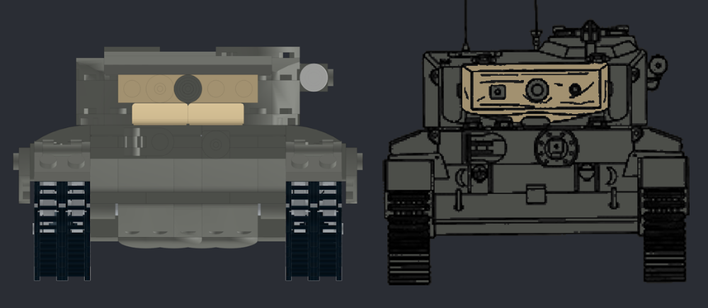 LEGO MOC A34 Comet I | WWII British Cruiser Tank | 1:35 Scale | Lego ...