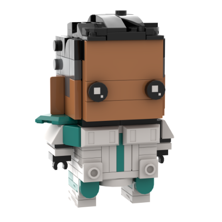 LEGO MOC Captain Howzer Brickheadz by Ant0noo | Rebrickable - Build ...