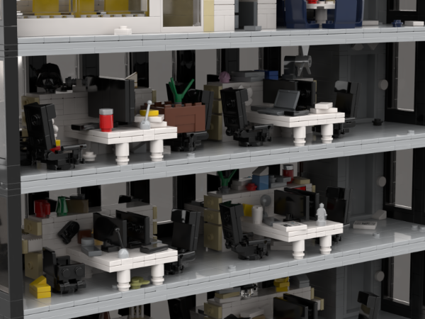 LEGO MOC Huge Skyscraper with FULL Interior, LA-Building by Brick North ...