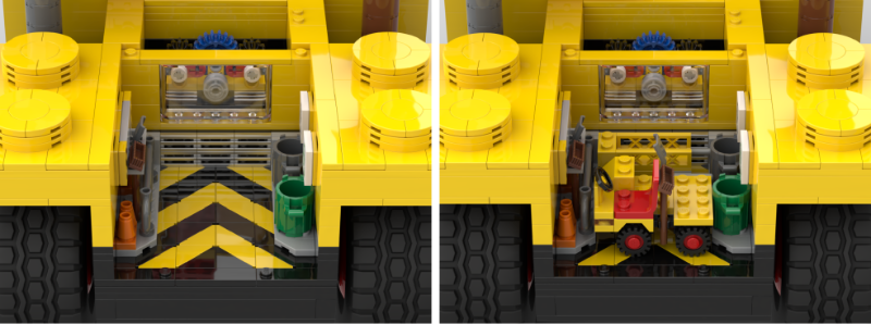 LEGO MOC-222148 6607 Up-Scaled service truck by Briquoleur ...