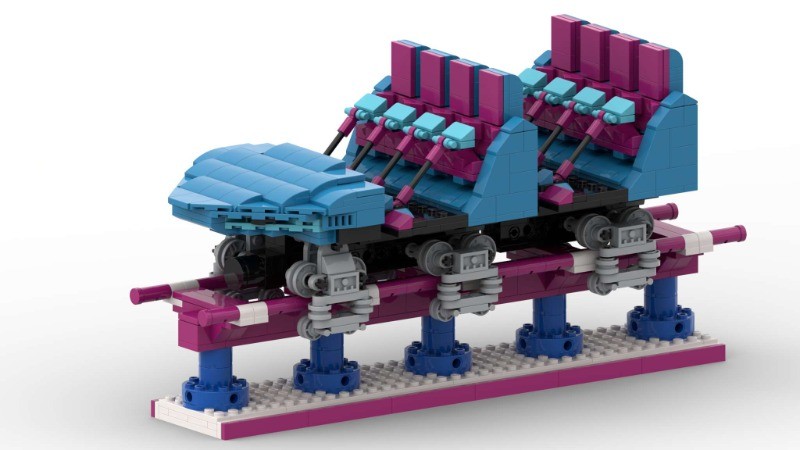 LEGO MOC ROLLERCOASTER - MAKO - SEAWORLD ORLANDO by Coasters.bricks ...