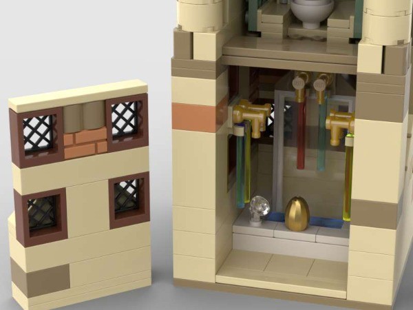 LEGO MOC-152005 HP Central Tower by legoharrypotter12 | Rebrickable ...