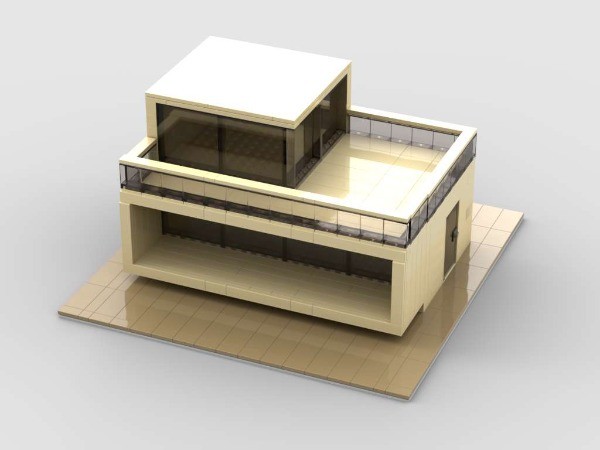 LEGO MOC minimal house by PezzidiLego | Rebrickable - Build with LEGO