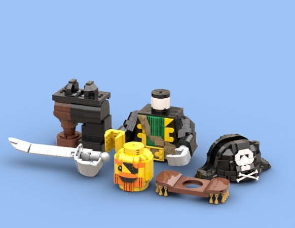 LEGO MOC Redbeard 6:1 by SylvainLS | Rebrickable - Build with LEGO